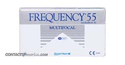 Frequency 55 Multifocal Contacts by CooperVision