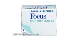 Focus Monthly Toric Contacts by Alcon